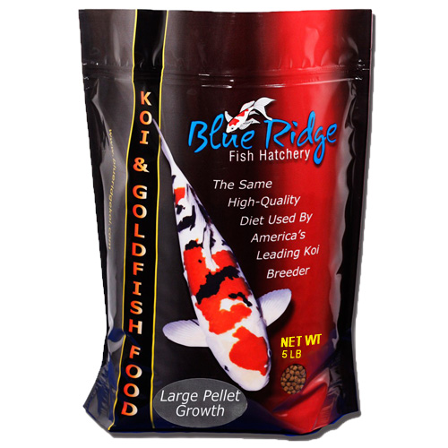 BLUE RIDGE KOI-GOLDFISH FOOD | GROWTH |5-Lb REGULAR PELLETS
