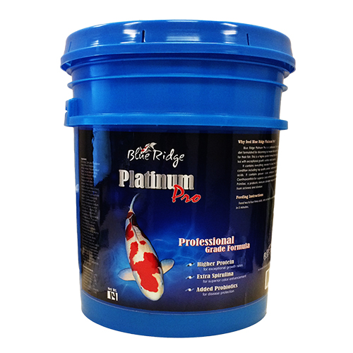 Blue Ridge PLATINUM PRO Koi and GoldFish Food 14 Lbs