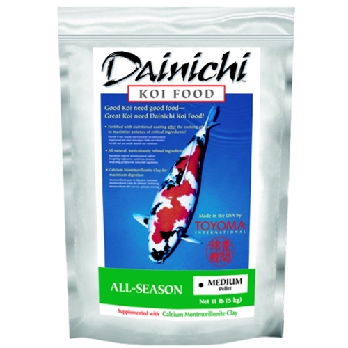 Dainichi All Season Koi Food, Medium Pellet 11 lbs